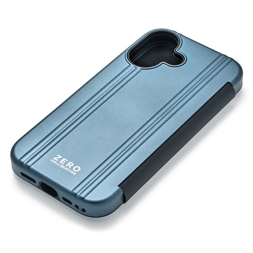 ZERO HALLIBURTON Hybrid Shockproof Flip Case (Steel Blue) – UNiCASE